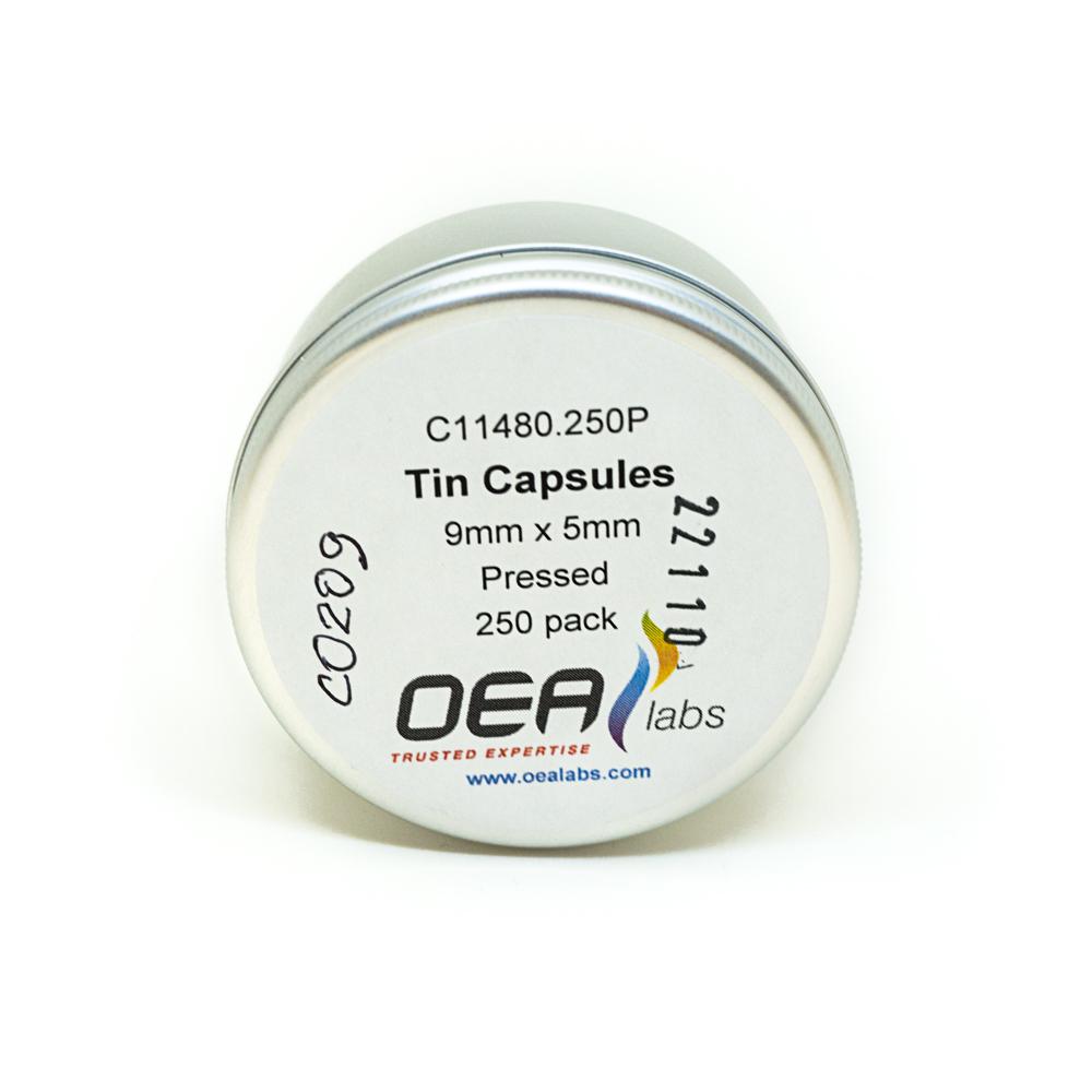 C0209: Tin Capsules 5x9 mm for CM | Picarro, Inc.